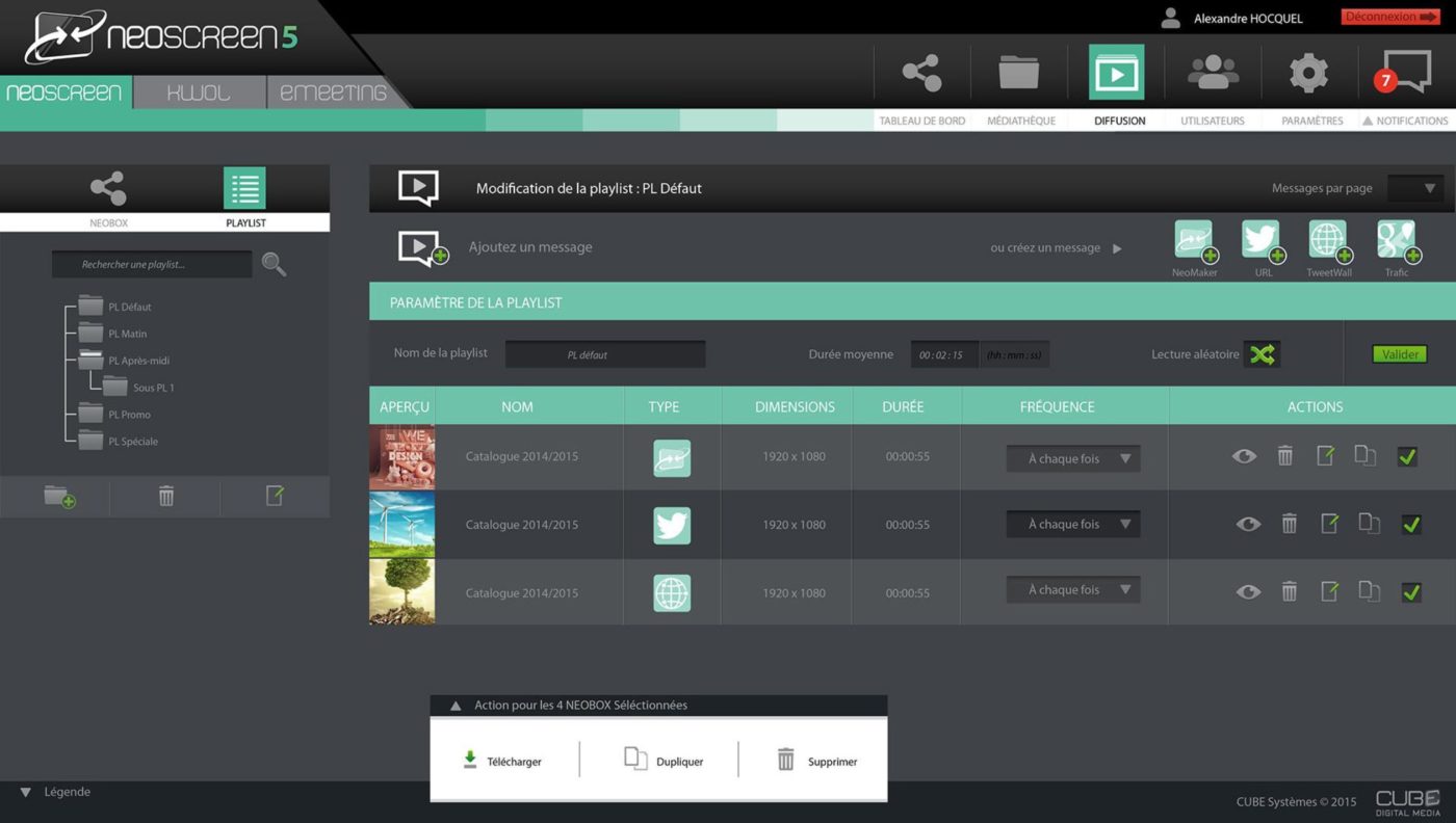 Neoscreen – Defilangues